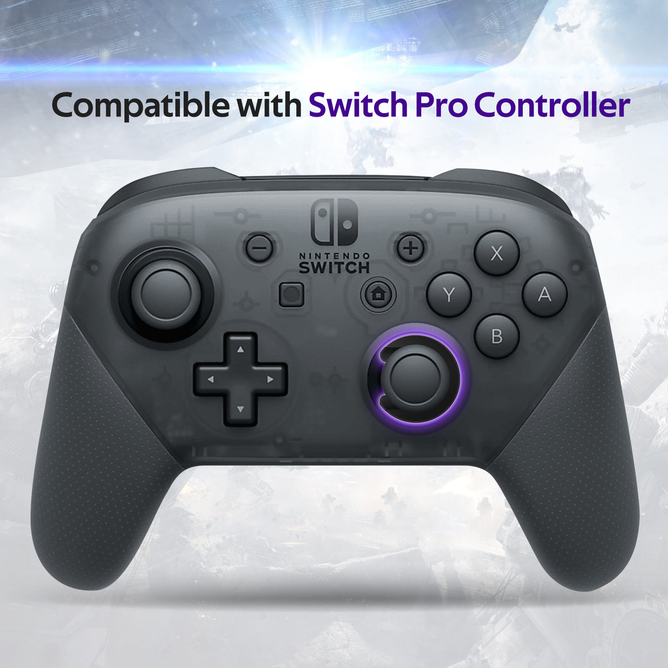 1 Pair of Joystick Protectors for Switch Pro Controller/ PS4 5 Control