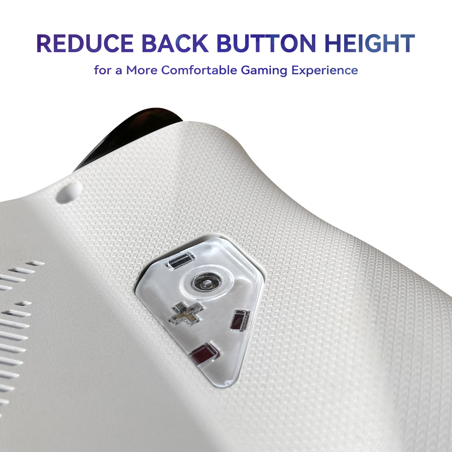 1 Pair of Flat Back Buttons for ROG Ally, with Better Gaming Experienc