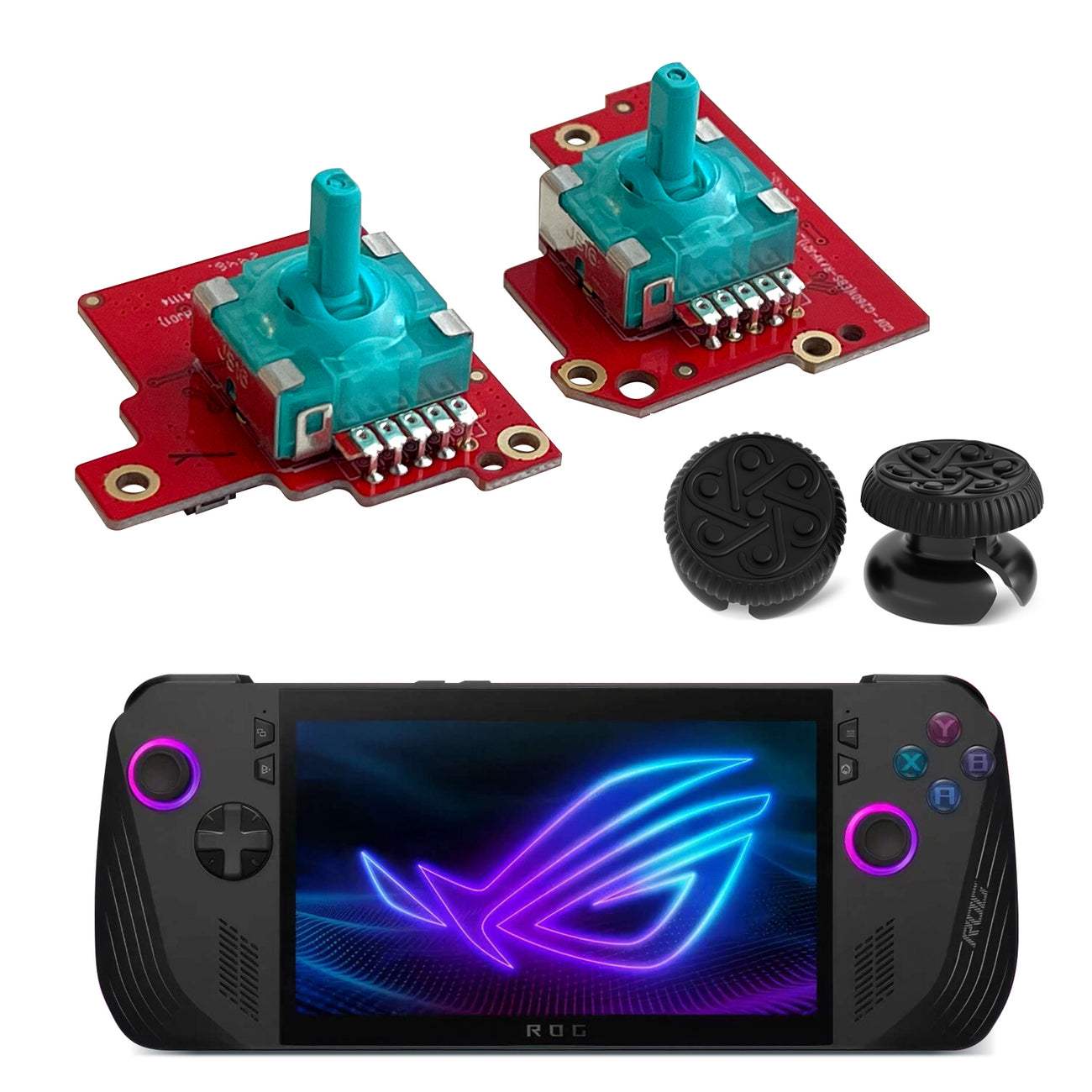 TMR Hall Effect Joystick for ROG Ally X, Tighter Version, with Calibra