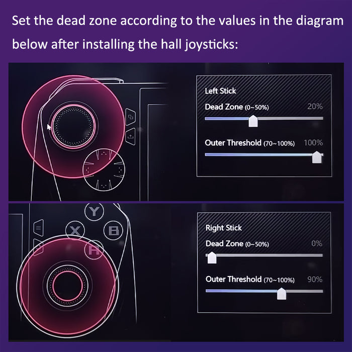 Hall Joystick for ROG Ally / X, with Free Tools Kit [Does Not Compromi